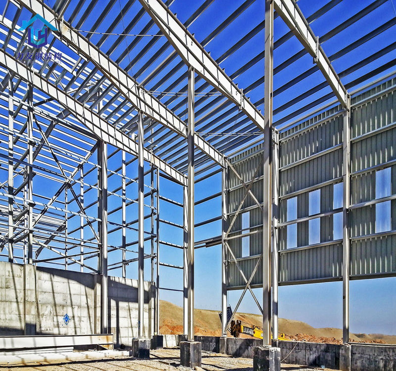 Prefab steel structure garage cheap metal shed warehouse prefabricated ...