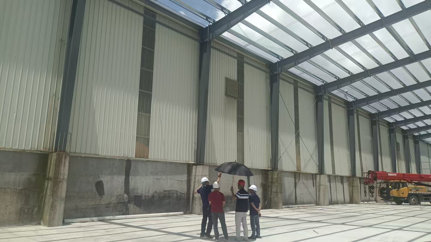 Steel Structure Bracing System for Industrial and Warehouse Buildings