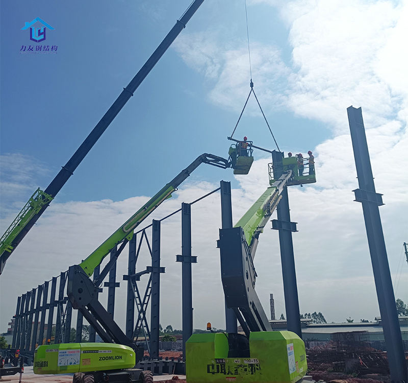 Metal Frame Warehouse Africa Big-Span Prefab Steel Structure Warehouse ...