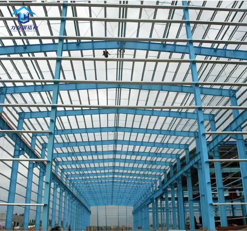 Industrial shed workshop design prefabricated building wide-span steel ...
