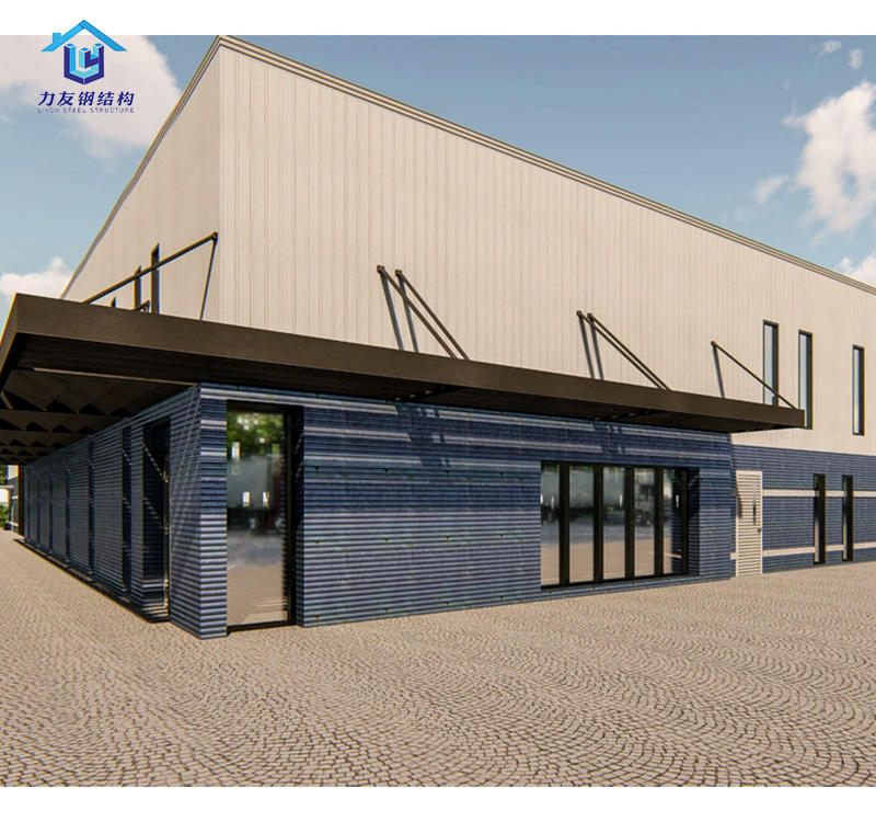 Prefabricated Steel Structure Metal Frame Warehouse Workshop Factory ...