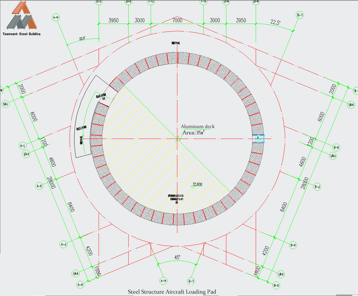 Steel Construction of the Helipad丨Steel Structure Company丨Teamwork