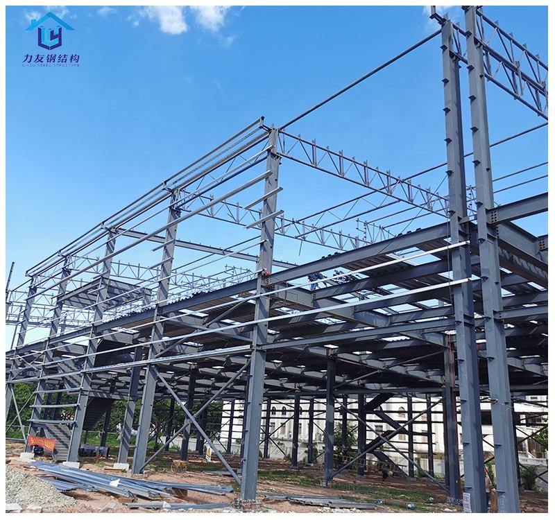 Prefabricated Multi-Storey Factory Building Modular Steel Structure ...