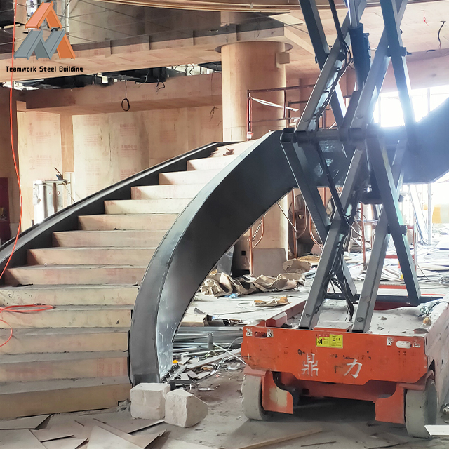 Steel Frame Stairs - Produced by China Steel Structure Manufacturer