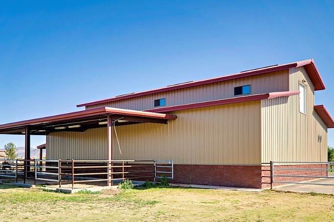 2025 Look at This Steel Building From All Angles the Rustic Red Roof ...