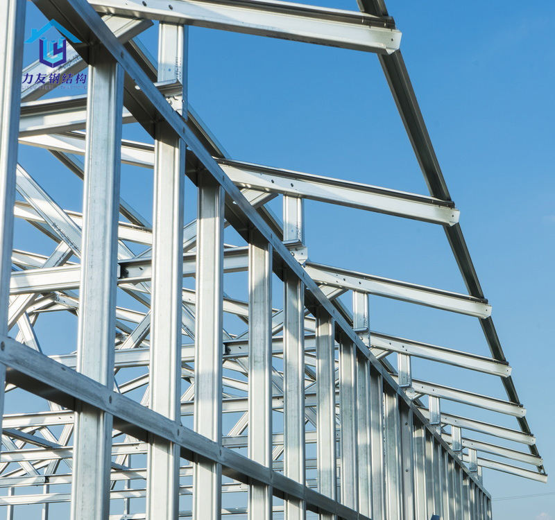 Light Metal Building Construction Gable Frame Prefabricated Industrial ...