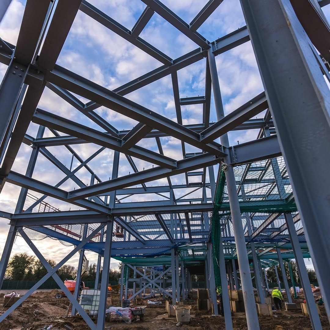 2025 Steel Structure Office Building Workshop Steelstructure Install ...