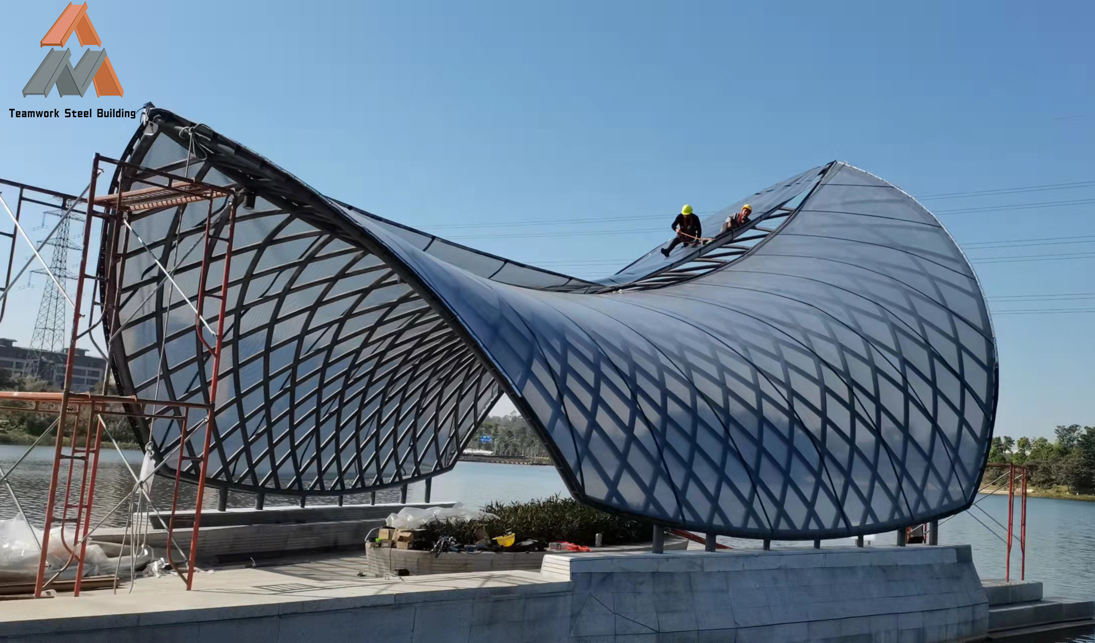 Prefabricated Steel Structure Art Gallery - China Steel Structure ...