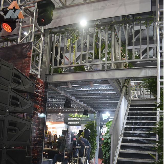 Metal Building With Exhibition Booth - Foshan Teamwork Steel Structure ...