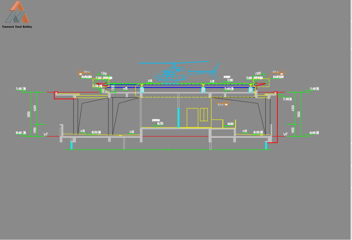 Steel Construction of the Helipad丨Steel Structure Company丨Teamwork